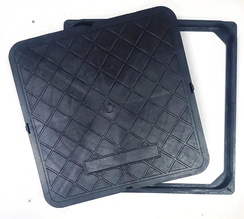 Tampa de PVC para Caixa de Esgoto 40X40 C/ Aro | Shopee Brasil