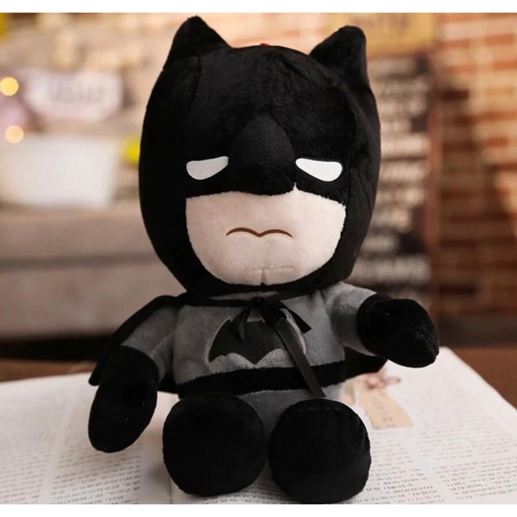 Pelucia Heroi Batman 30 Cm Baby Marvel - Faz a Boa!