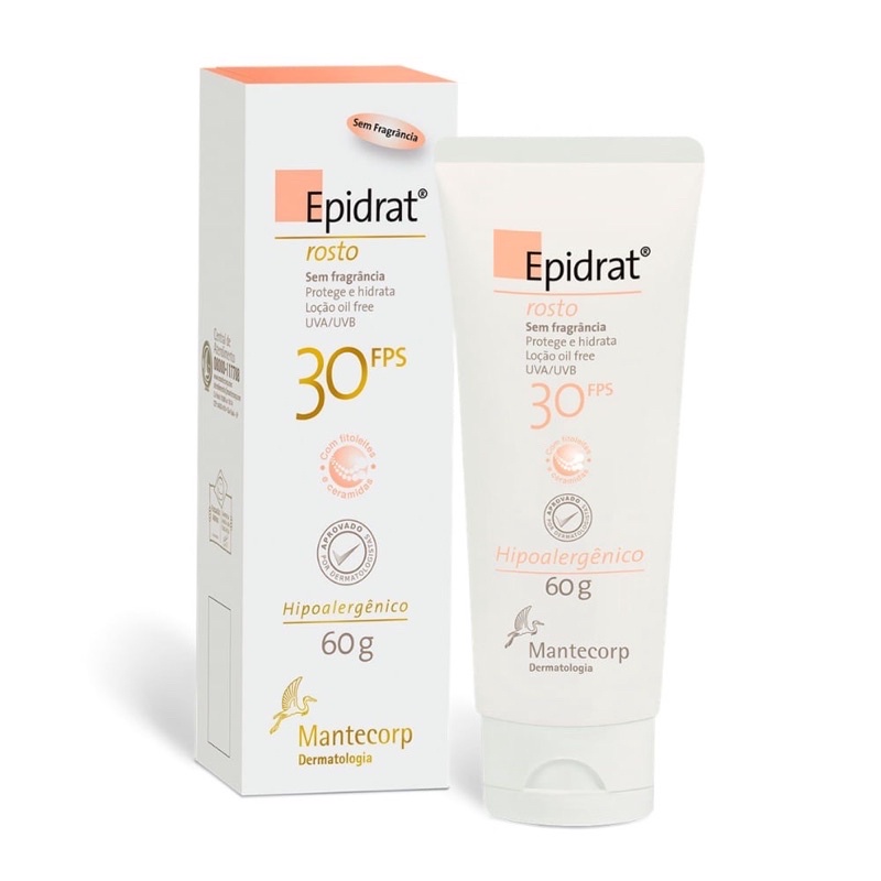 Hidratante Epidrat Rosto FPS 30 Hidratante Facial 60g | Shopee Brasil