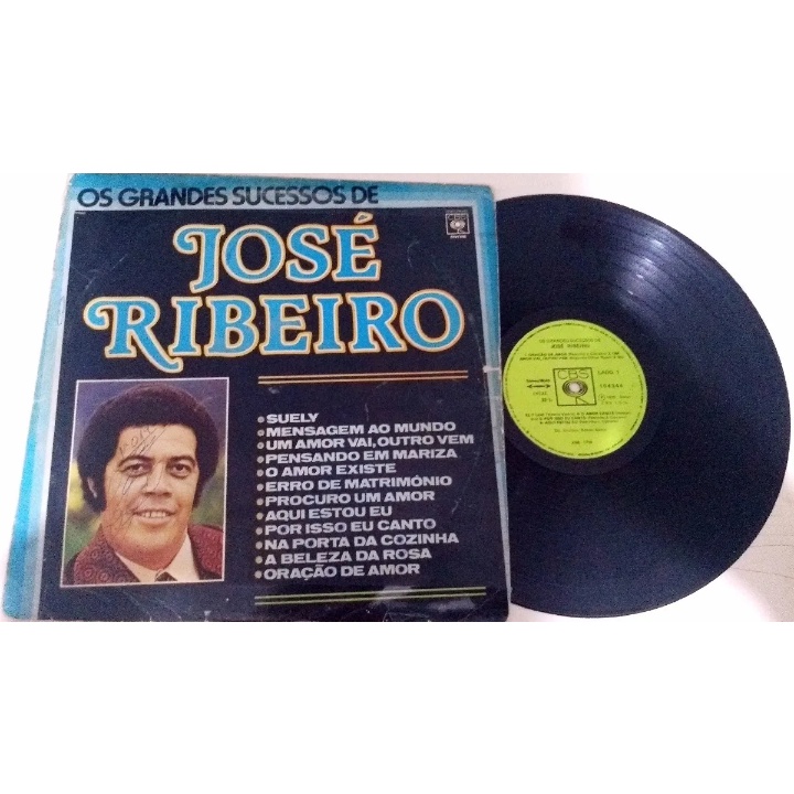 Disco de Vinil / Lp: Os Grandes Sucessos De José Ribeiro (Niquinho ...