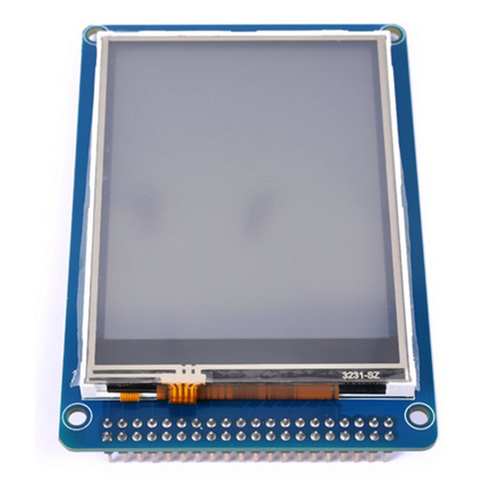 Display LCD TFT 3.2” 240x320 Touch + TFT SHIELD de Acoplamento V2.2 ...
