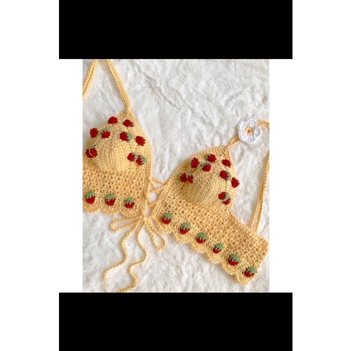 croppeds de crochê vários modelos | Shopee Brasil