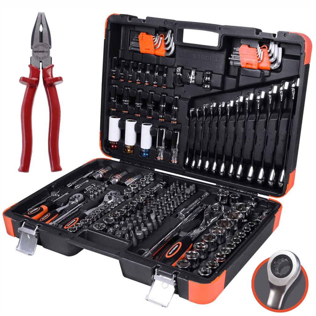 Jogo Kit Ferramentas 178 Peças 5000r Gedore Robust + Alicate | Shopee ...