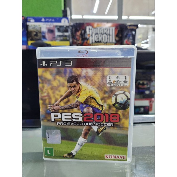 PES 2018 PS3 mídia física original | Shopee Brasil