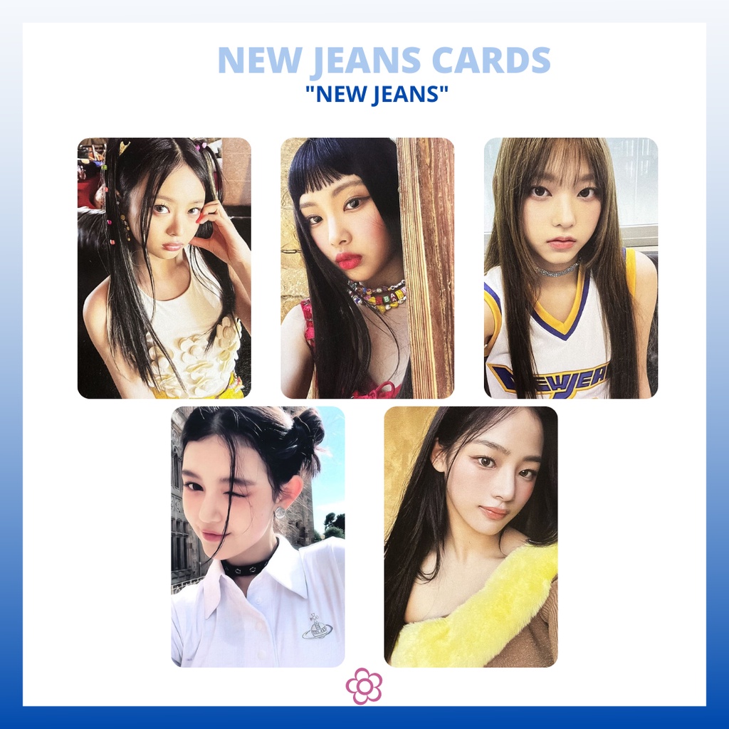 NEW JEANS CARDS PVC FANMADE | Shopee Brasil