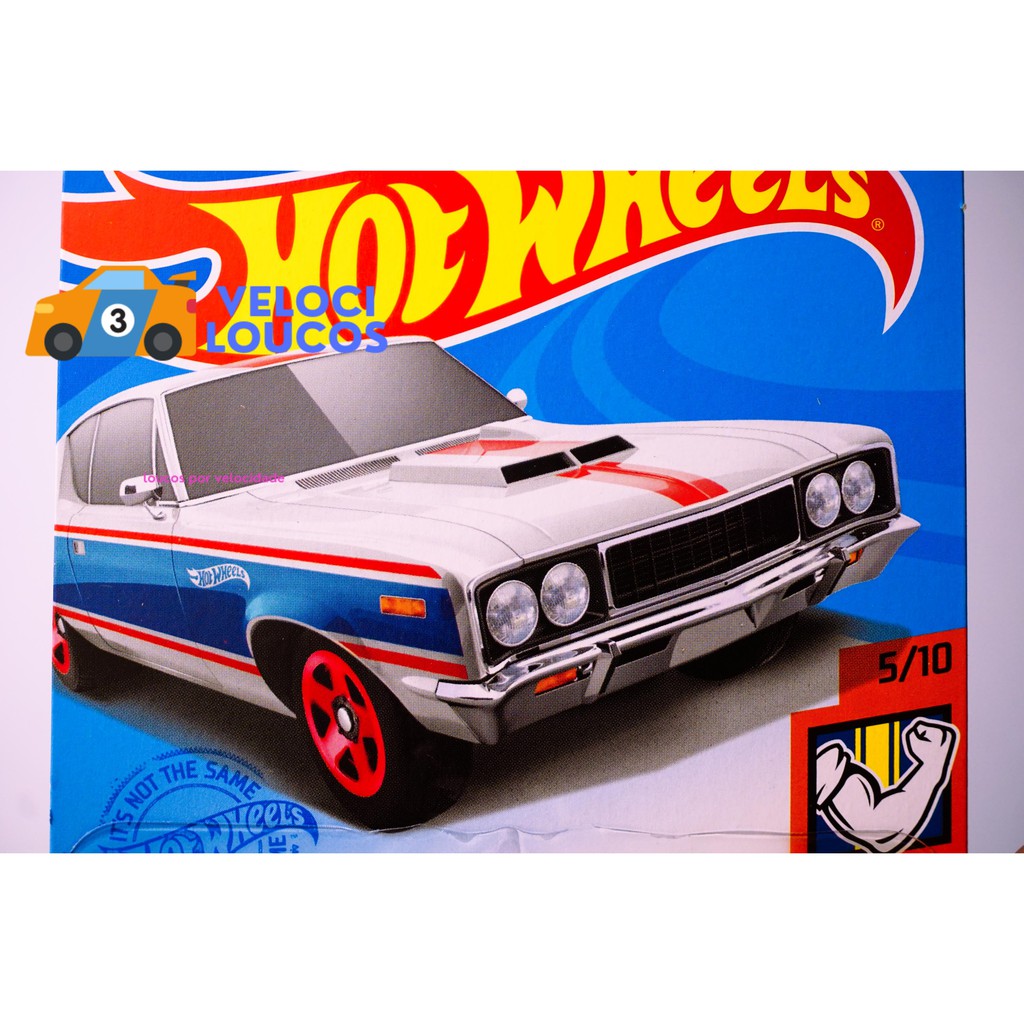 Hot Wheels - AMC Rebel Machine - Muscle Mania - Die Cast - Carrinho de ...