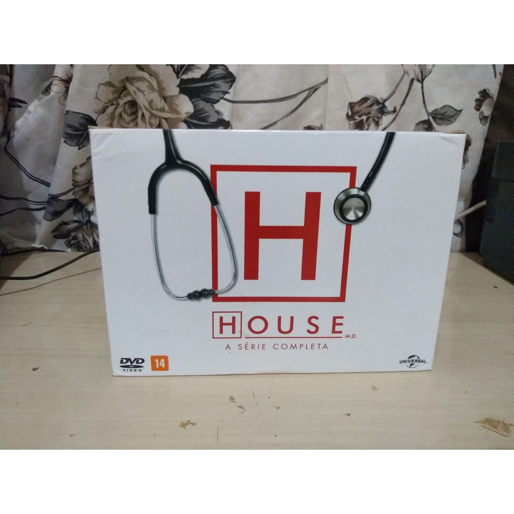 DVD BOX - HOUSE - 1ª A 8ª TEMPORADA SÉRIE COMPLETA (46 DISCOS) | Shopee ...