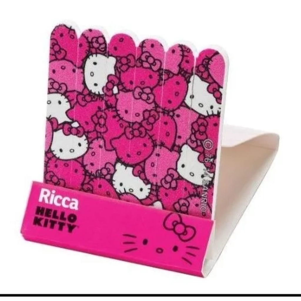 Lixa Mini Hello Kitty Rica Kit 6 Lixas | Shopee Brasil