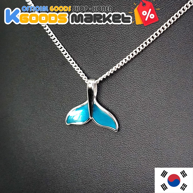 Delixir Blue Silver Tail Dolphin Pendant BTS Jungkook Goods | Shopee Brasil