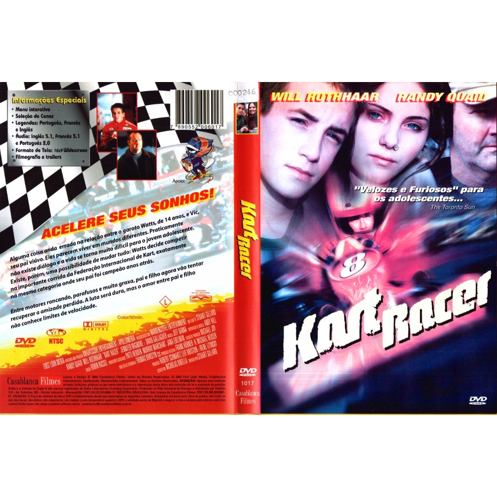 Dvd Kart Racer - Randy Quaid - Original Usado | Shopee Brasil