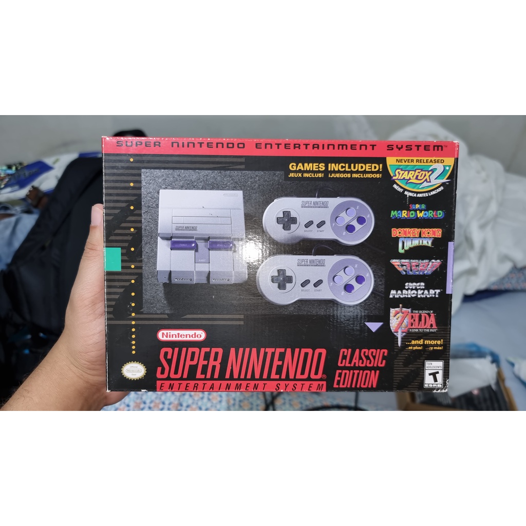 Console Snes Classic Edition Mini Super Nintendo Original Eua | Shopee ...