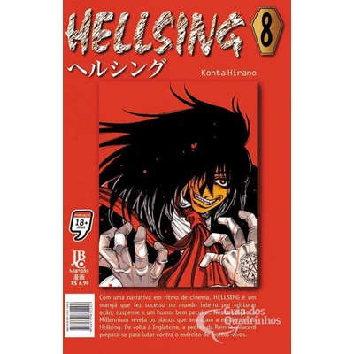 Hellsing n° 8 - Kohta Hirano - JBC (+18) (capa c/ avaria) | Shopee Brasil