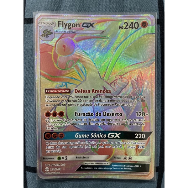 Carta Flygon GX (256/236) Eclipse Cósmico - Pokemon TCG | Shopee Brasil
