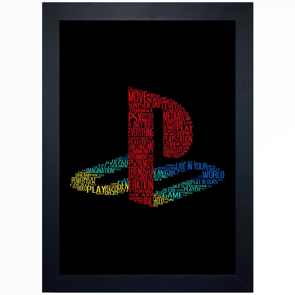Quadro Poster Playstation Sony | Shopee Brasil