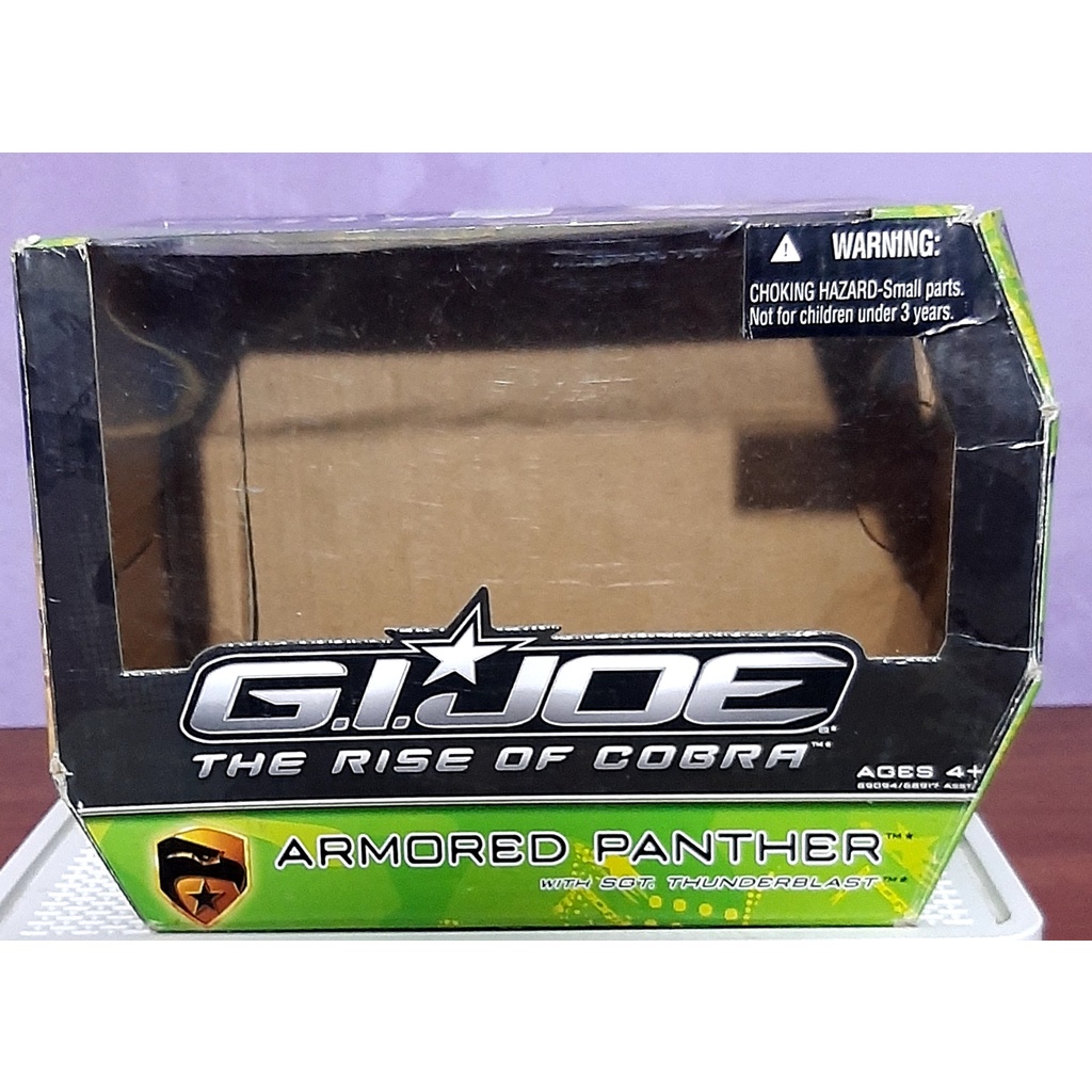Caixa Gi Joe Armored Panther | Shopee Brasil