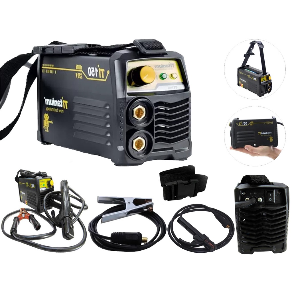 Mini Inversora De Solda Ti-150 Eletrodo Mma Titanium 220v | Shopee Brasil
