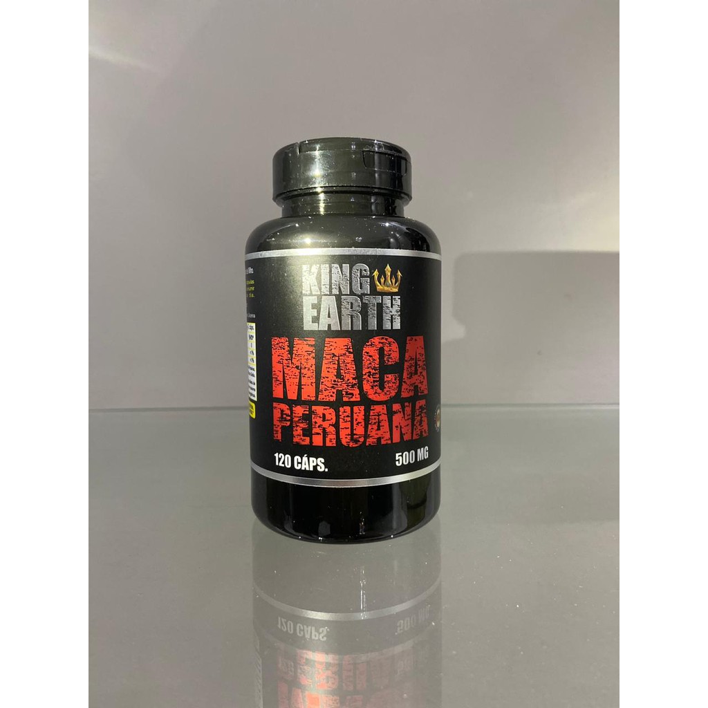 CÁPSULAS DE MACA PERUANA 120 CAPS 500MG - KING EARTH | Shopee Brasil