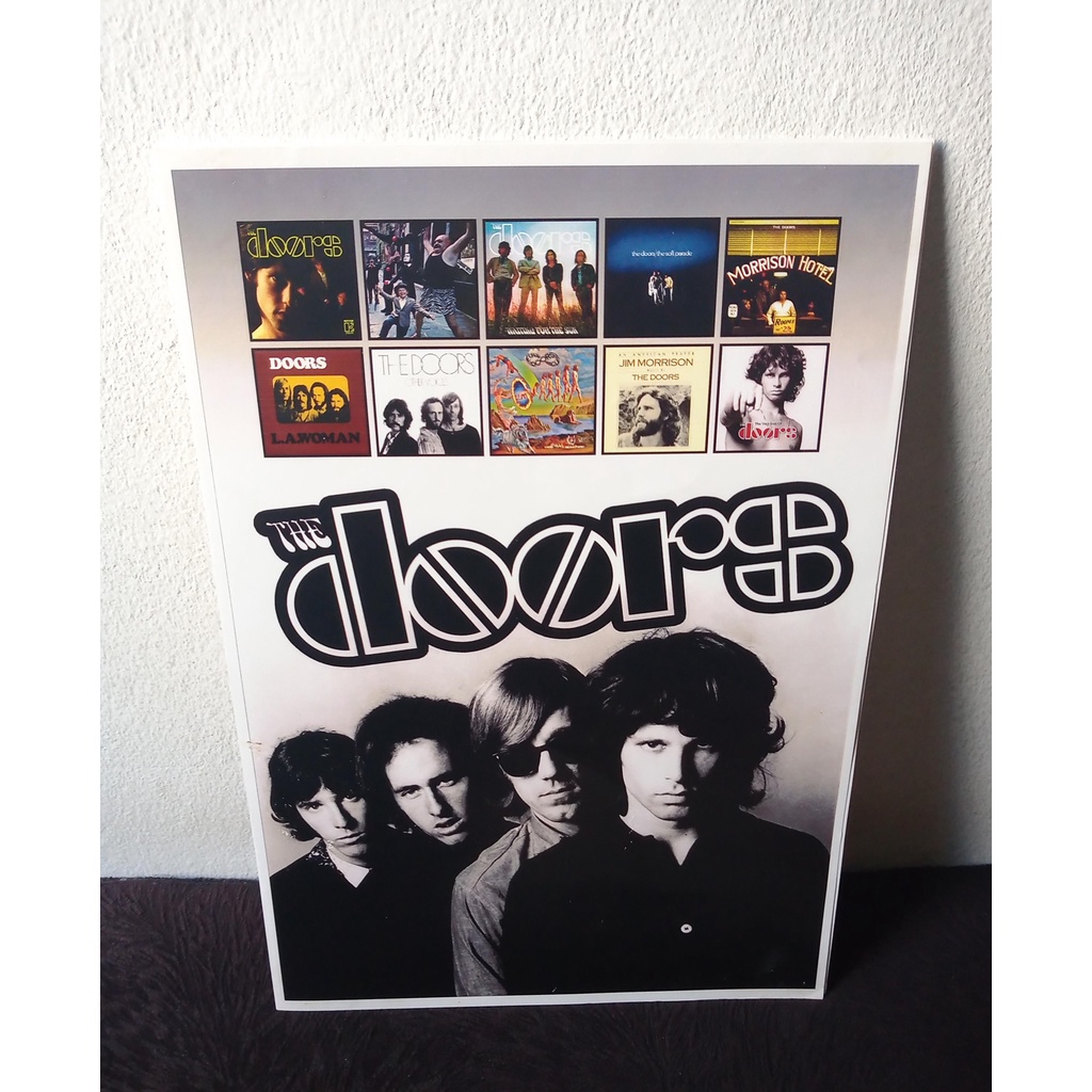 banda The Doors rock poster cartaz vinil Jim Morrison la Strange Waiting livre | Shopee Brasil