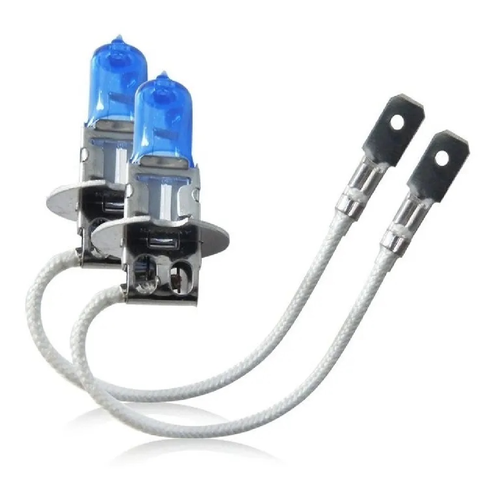 Lampada H3 12 Volts 55 Watts Super Branca Automotiva | Shopee Brasil