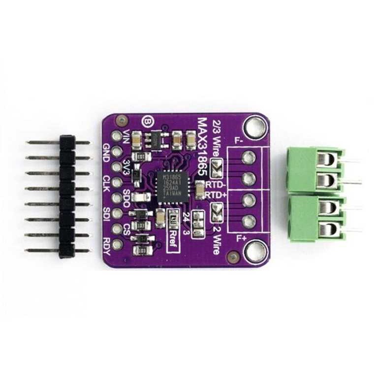 Módulo MAX31865 Detector de Temperatura Resistência RTD Platinum ...