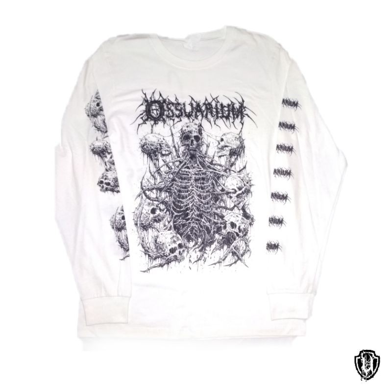 Ossuarium - Escrita Manga Longa (Branca) | Shopee Brasil