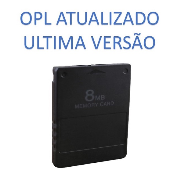 Memory card ps2 com opl atualizado escolha o tamanho | Shopee Brasil