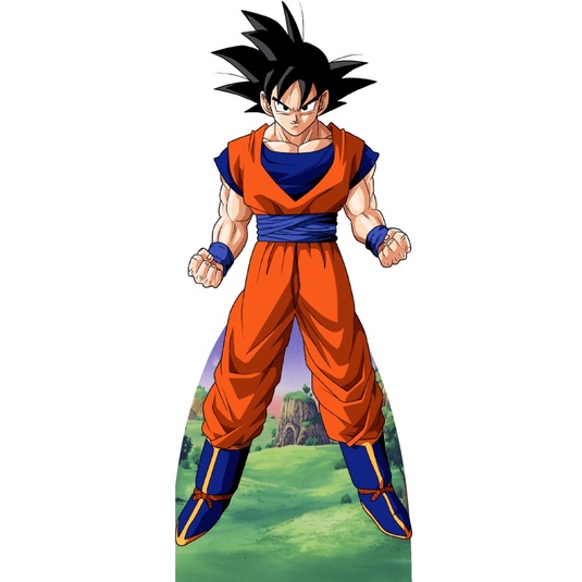 Display Goku MDF 1 de 60 cm Dragon Ball | Shopee Brasil