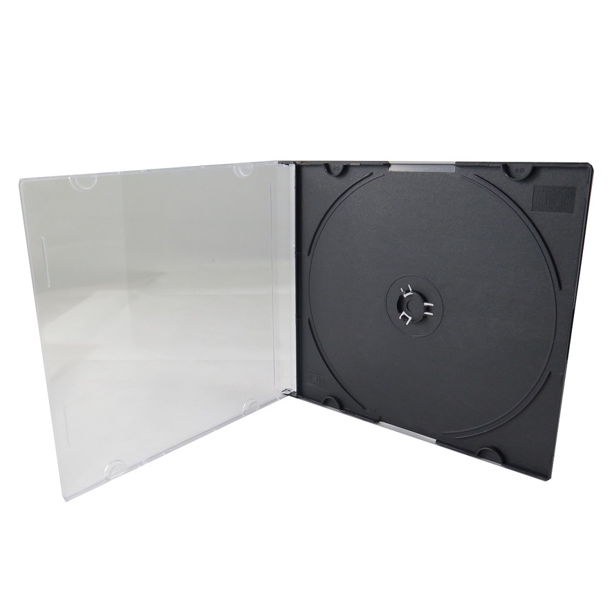 Estojo Box CD Acrílico Super Slim Preto - Kit c/20 Unidades | Shopee Brasil