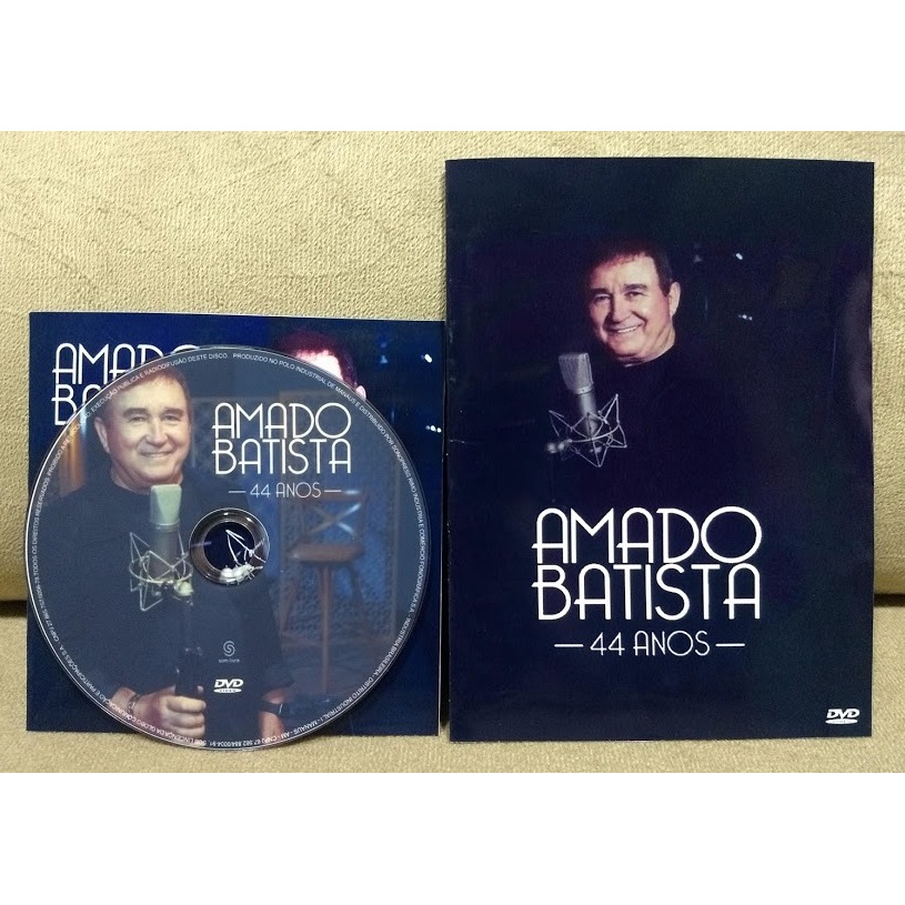 Cd E Dvd Amado Batista 44 Anos Capa Papelão | Shopee Brasil