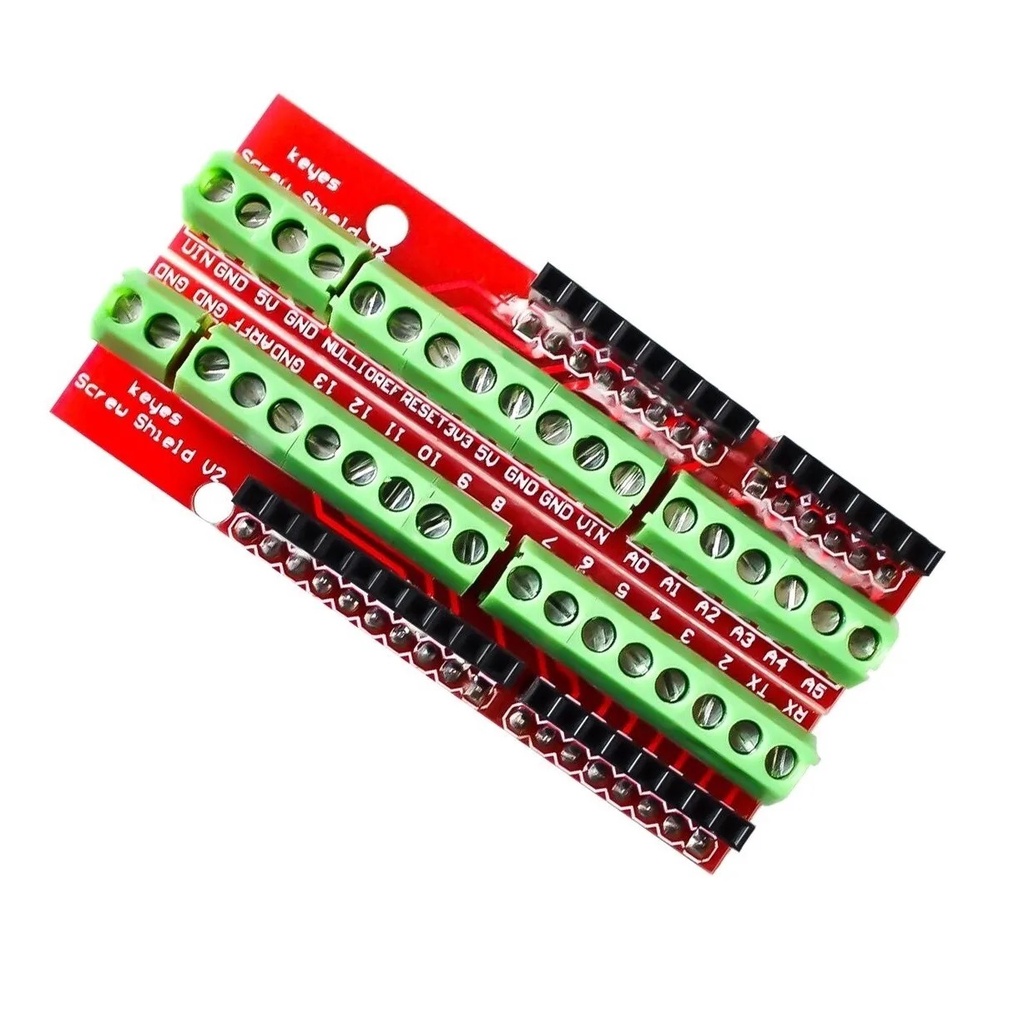 PLACA BORNE TERMINAL ADAPTADOR PARA ARDUINO UNO | Shopee Brasil