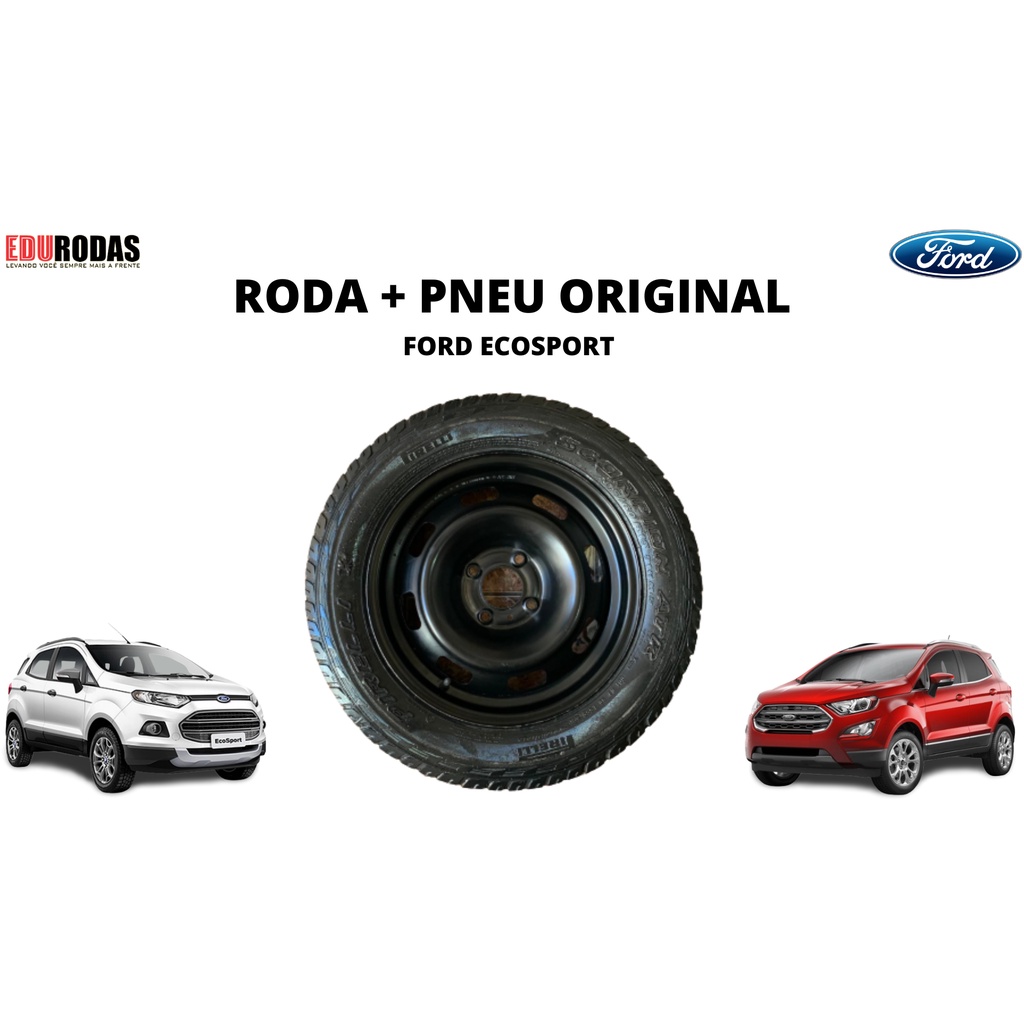 RODA + PNEU FORD ORIGINAL ARO 15 F:4X108 | Shopee Brasil