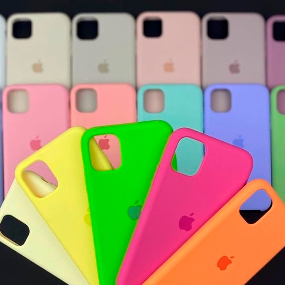 Capa Capinha Silicone Compatível iPhone 12 / 12 Pro / 12 Max | Shopee ...