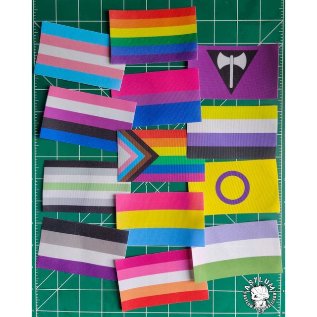Patch - Bandeiras LGBTQ - Sublimado Thermocolante / LGBT APLIQUE PATCHWORK ANTIFA | Shopee Brasil