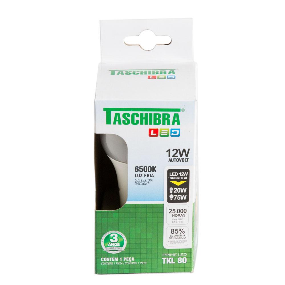 Lâmpada Led 12W Taschibra TKL80 Branca Bivolt | Shopee Brasil