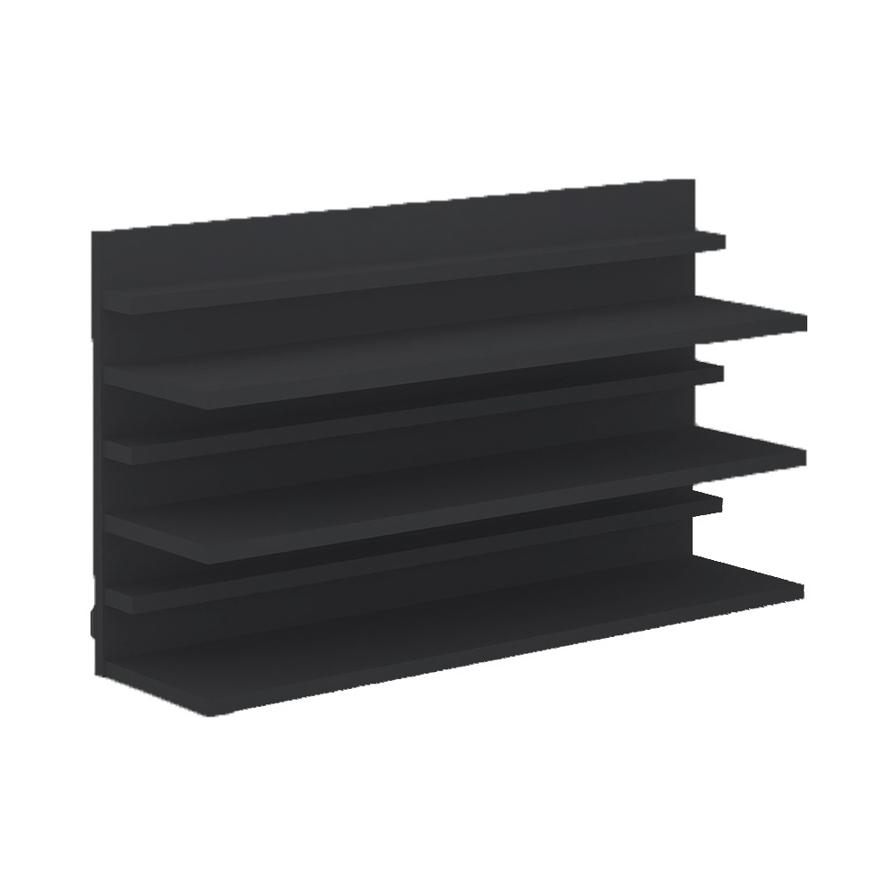 sapateira suspensa 3 prateleiras preto Hub18 | Shopee Brasil