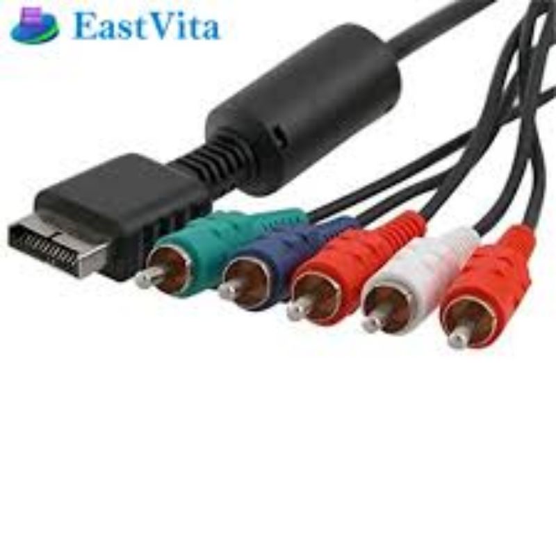Cabo componente para PS2 e ps3 | Shopee Brasil