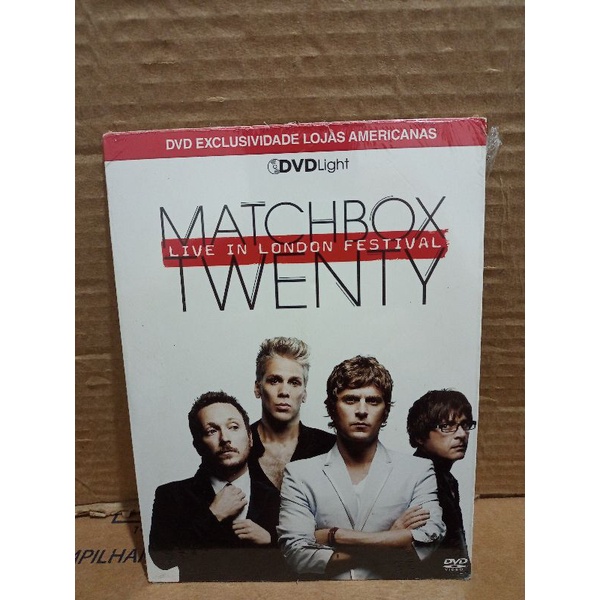 DVD MATCHBOX TWENTY- LIVE IN LONDON FESTIVAL (ORIGINAL-DIGIFILE-LACRADO ...