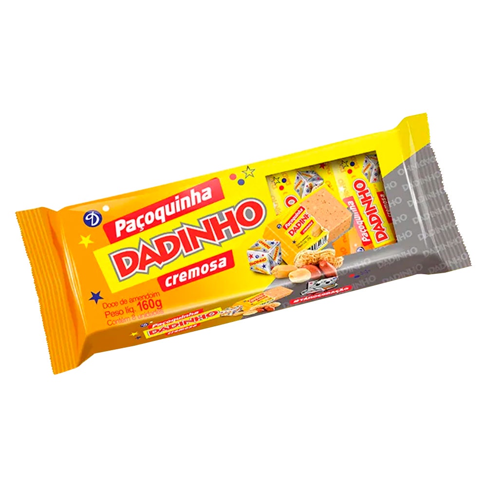 Dadinho Paçoquinha Cremosa 160g - Dizioli | Shopee Brasil