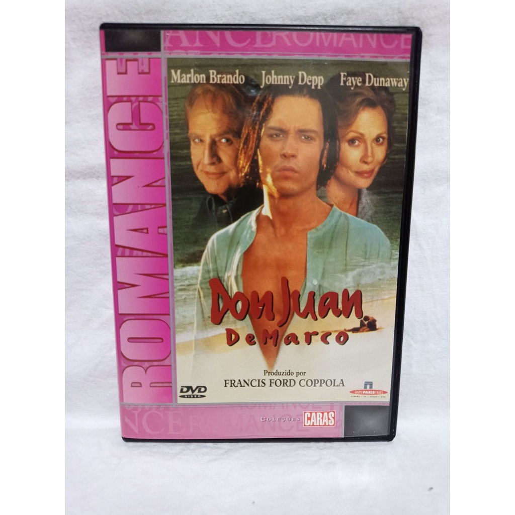 DVD Don Juan De Marco Marlon Brando Johnny Deep Faye Dunaway Romance ...