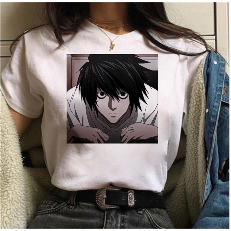 Camiseta - L Lawliet ( Anime Death Note ) - Unissex | Shopee Brasil