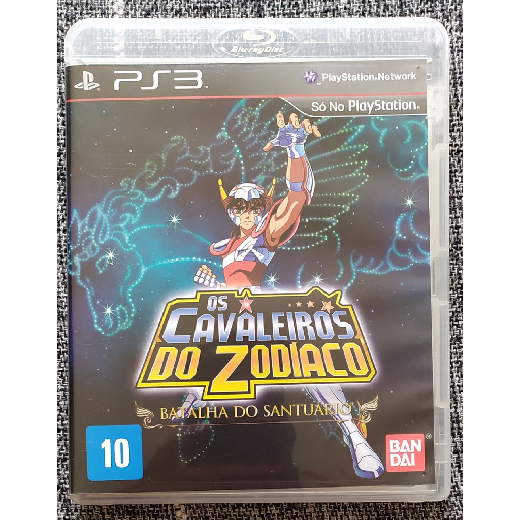 Os Cavaleiros do Zodiaco Batalha do Santuario PS3 Playstation | Shopee Brasil