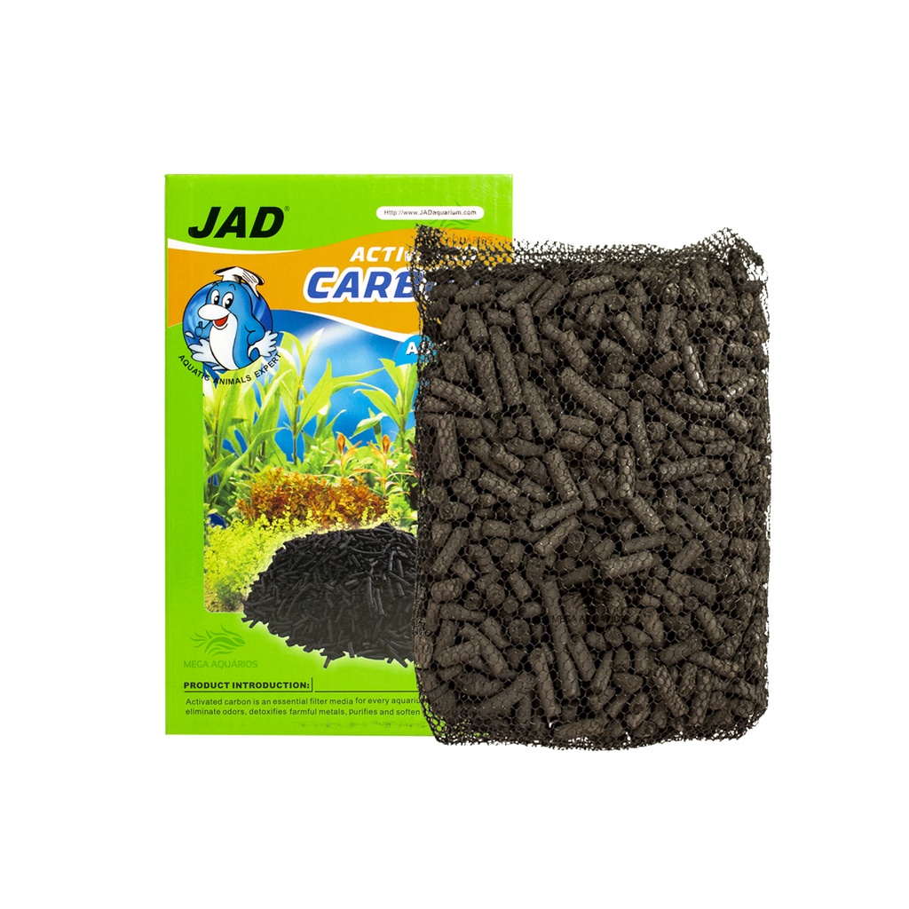 Carvao 500gr Ativado Granulado Jad Ac 500 com bag Aquario | Shopee Brasil