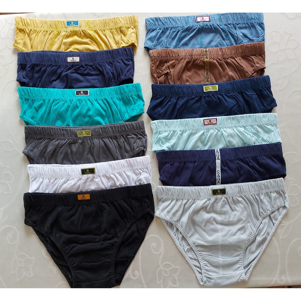 Cuecas 100% Algodão - M (Adulto) | Shopee Brasil