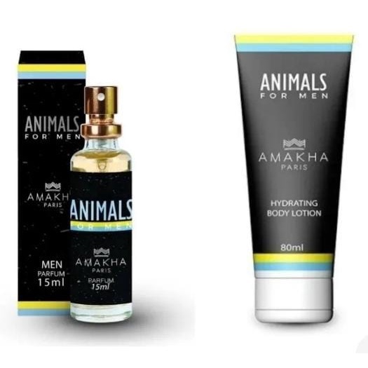 Hidratante + Perfume Animals 15ml Amakha Paris | Shopee Brasil