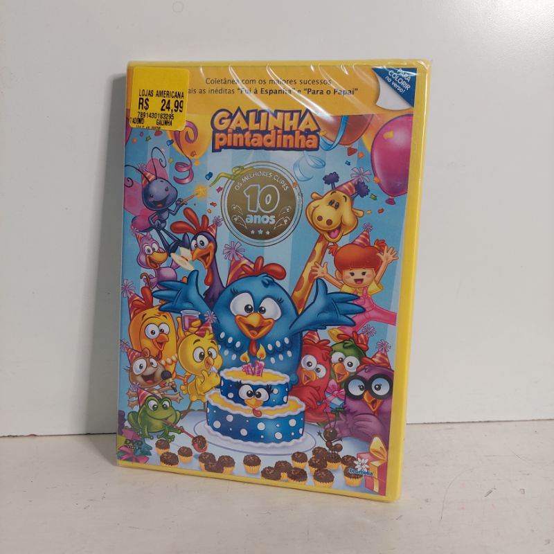 DVD lacrado GALINHA PINTADINHA - 10 ANOS - OS MELHORES CLIPES | Shopee Brasil