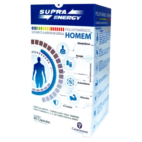 Supra Energy Homem Imunidade 60 Cápsulas | Shopee Brasil