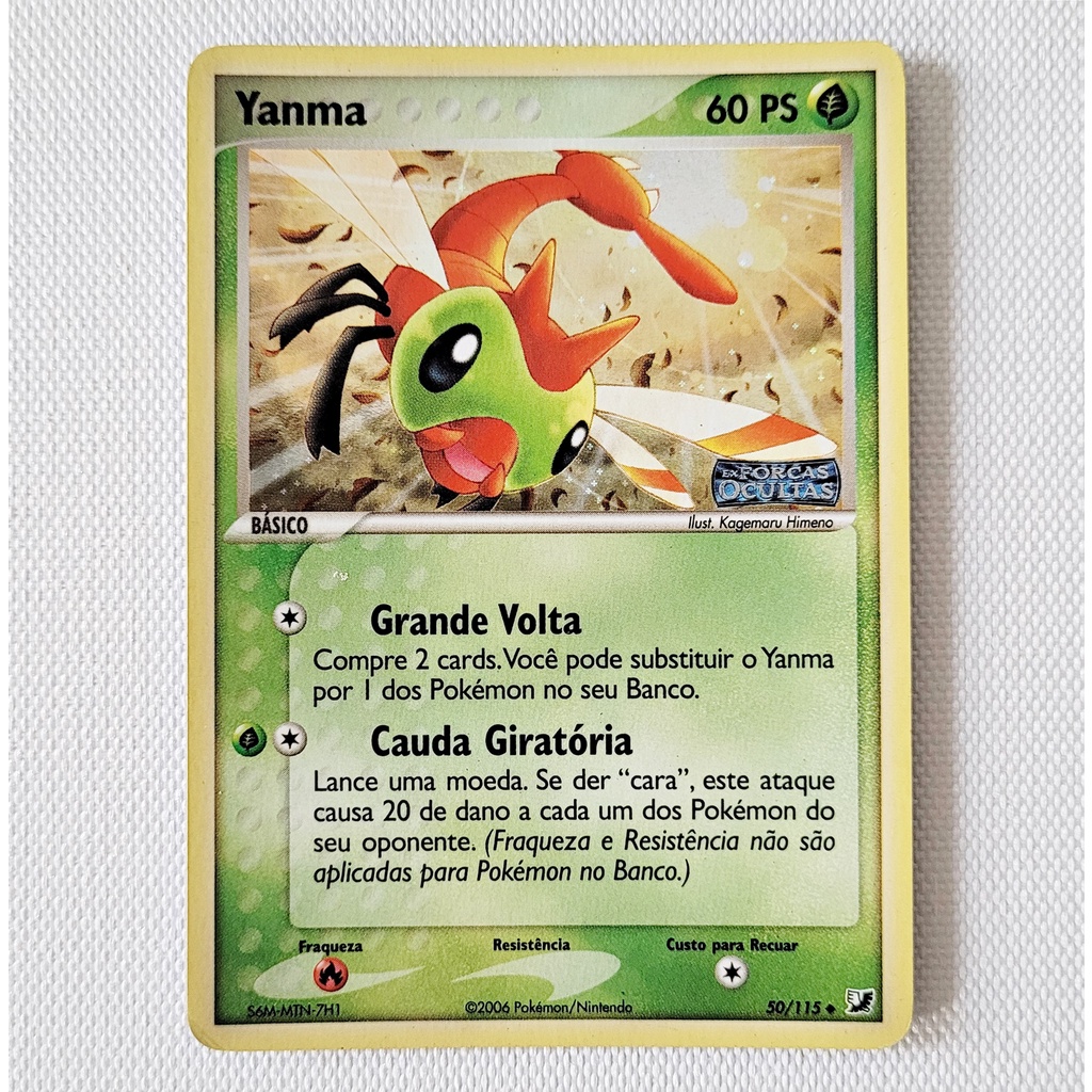 Carta Antiga Pokemon Yanma 50/115 Uncommon Reverse Holo Ex Unseen ...