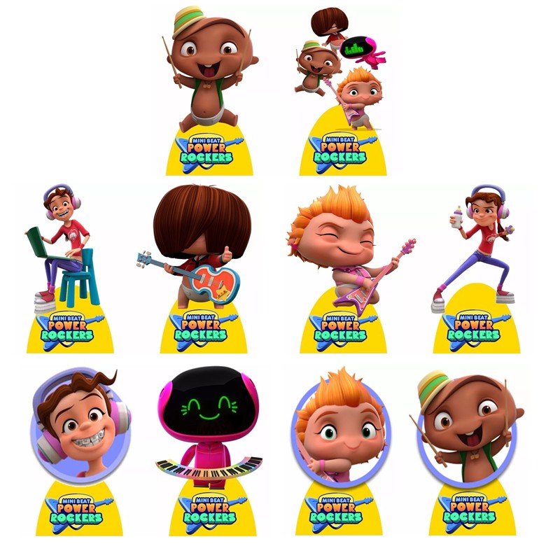 baby rocks kit decoração de festa infantil 10 display de 20cm | Shopee ...