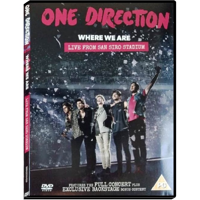 DVD One Direction - Where We Are: Live from San Siro Stadium | Shopee ...