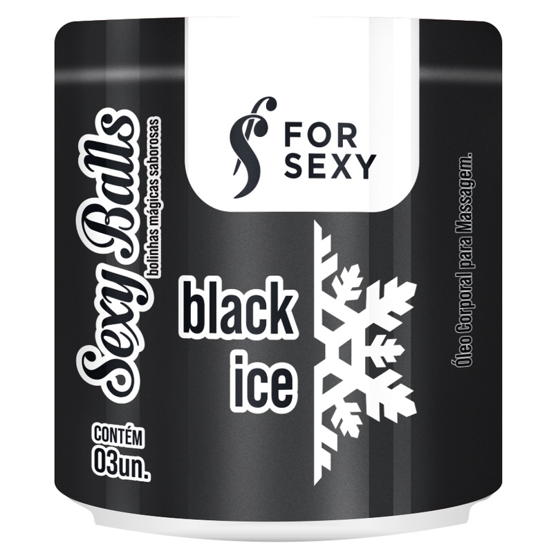Bolinha Explosiva Sabor Black Ice For Sexy | Shopee Brasil